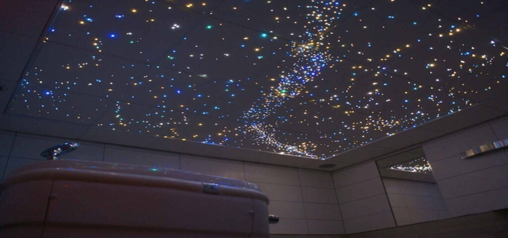 12*3W LED Fiber Optic Shooting Star Ceiling Lights – Optical Fiber ...